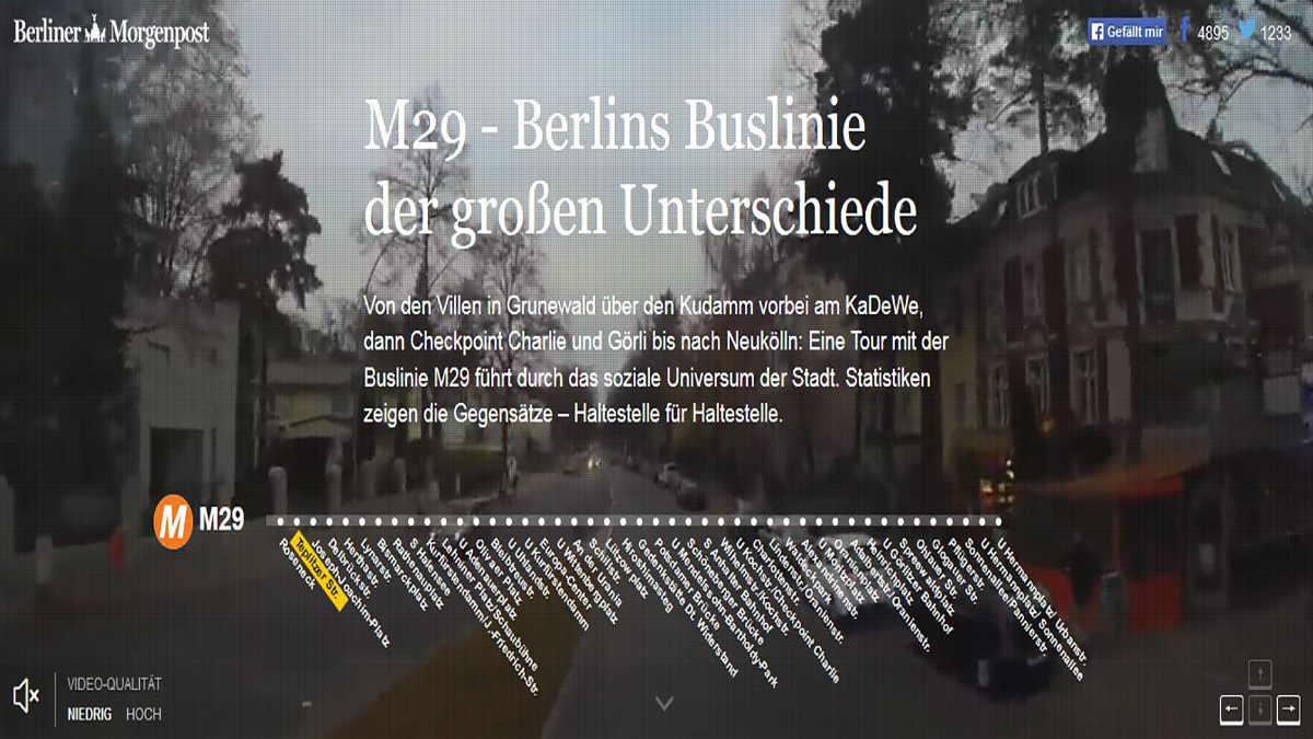 Soziale und kulturelle Unterschiede entlang der Berliner Buslinie M29 ...